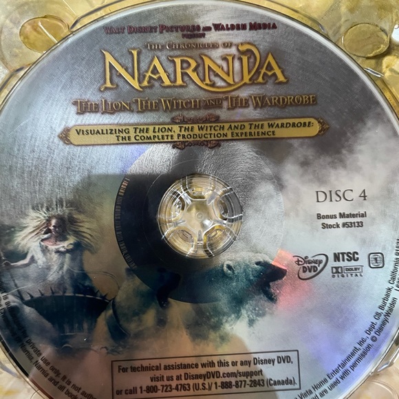 Disney | Other | 4 Disc Dvd Set Disneys Narnia | Poshmark